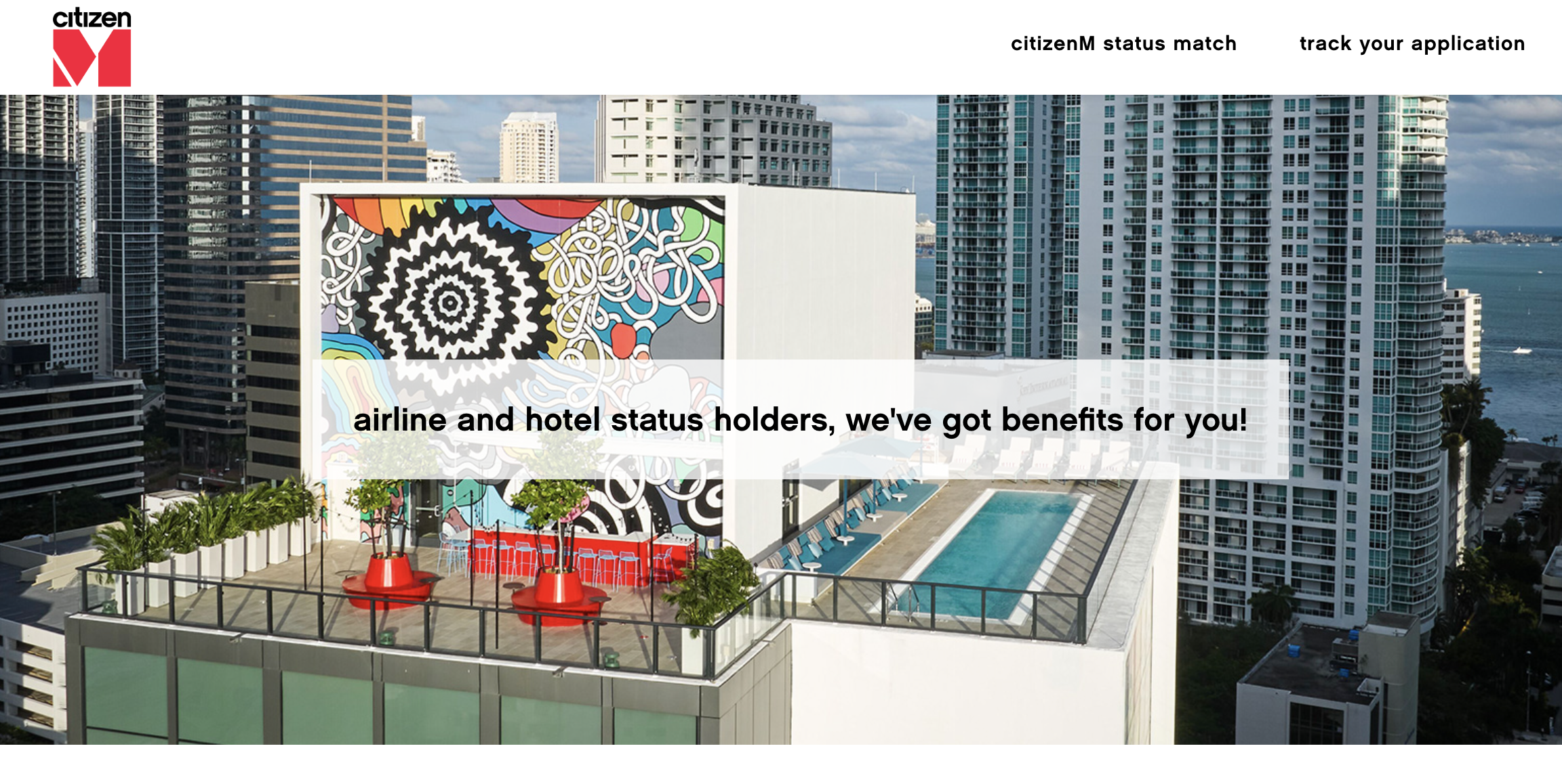 mycitizenM+ Status Match